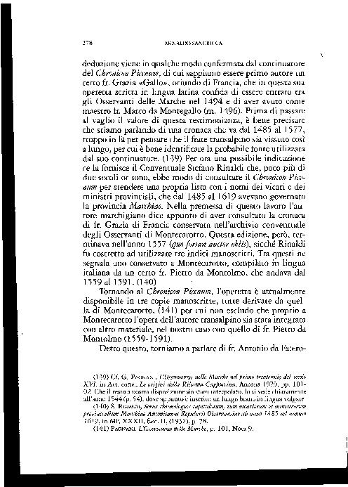 (PDF) La definitiva incorporazione dei "fratres" di Angelo Clareno nell ...