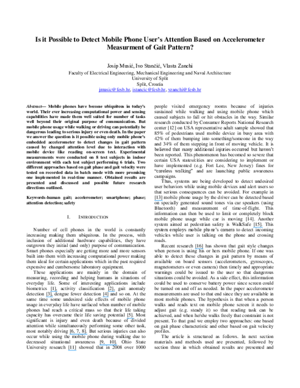 (PDF) Is it possible to detect mobile phone user's attention based on accelerometer measurment ...