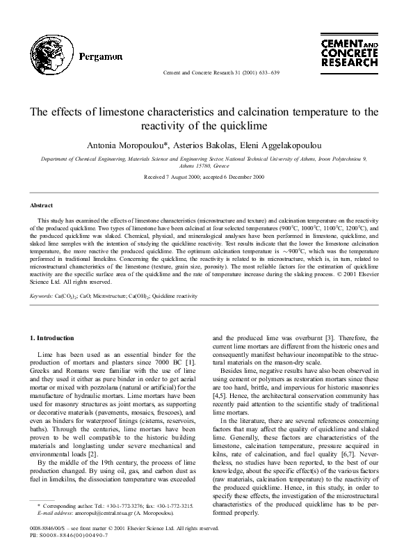 (PDF) Evaluation of an Upper Cretaceous limestone from the area of Arta ...