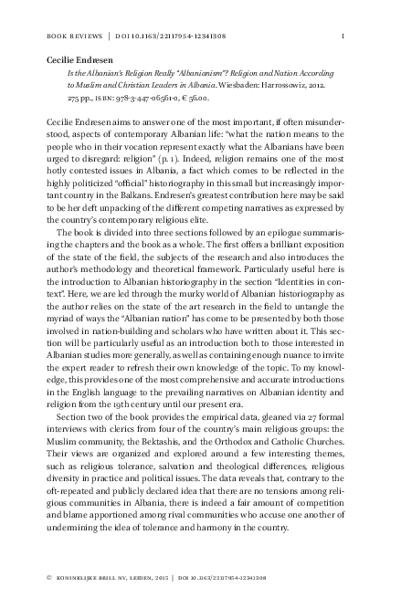 (PDF) Insights on the national and religious war character of Gjergj ...