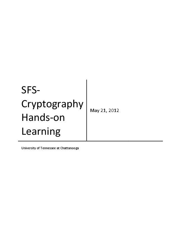 (PDF) Crypto Lab Manual