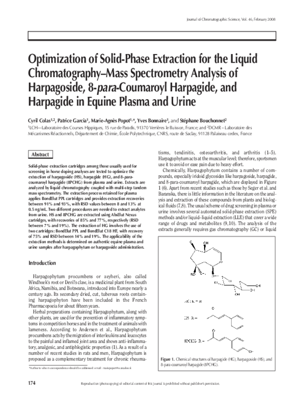 (PDF) Optimization of Solid-Phase Extraction for the Liquid ...
