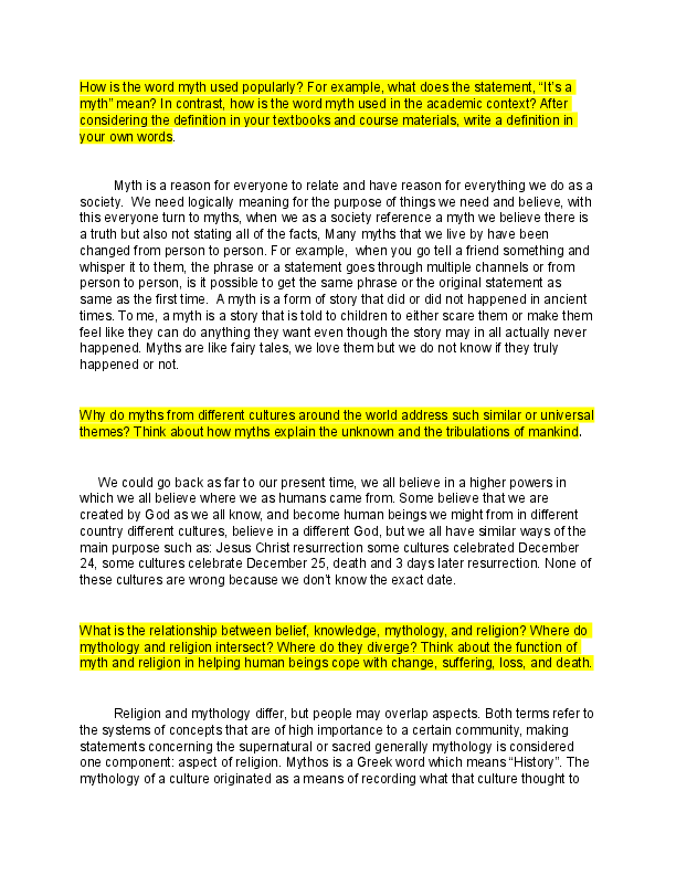 (DOC) World Mythology 2 | Kimberly Bandy - Academia.edu