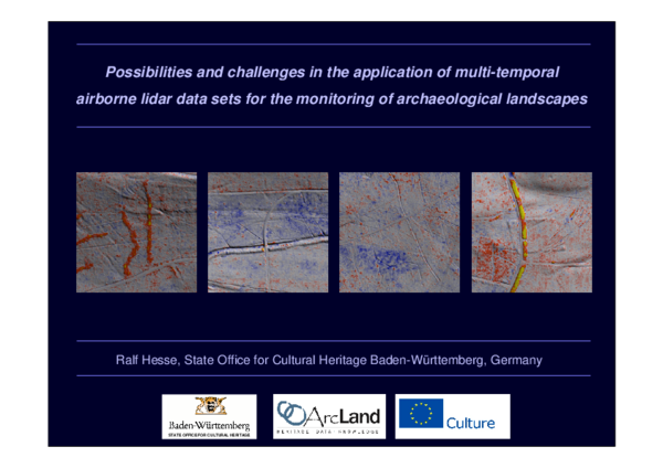 (PDF) Possibilities and challenges in the application of multi-temporal airborne lidar data sets ...