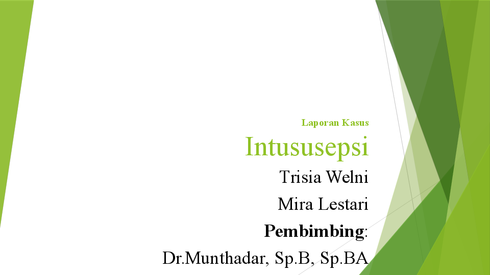 (PPT) Intususepsi