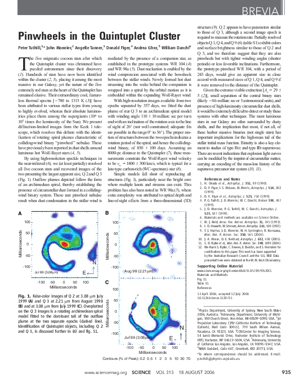 (PDF) Pinwheels in the Quintuplet Cluster