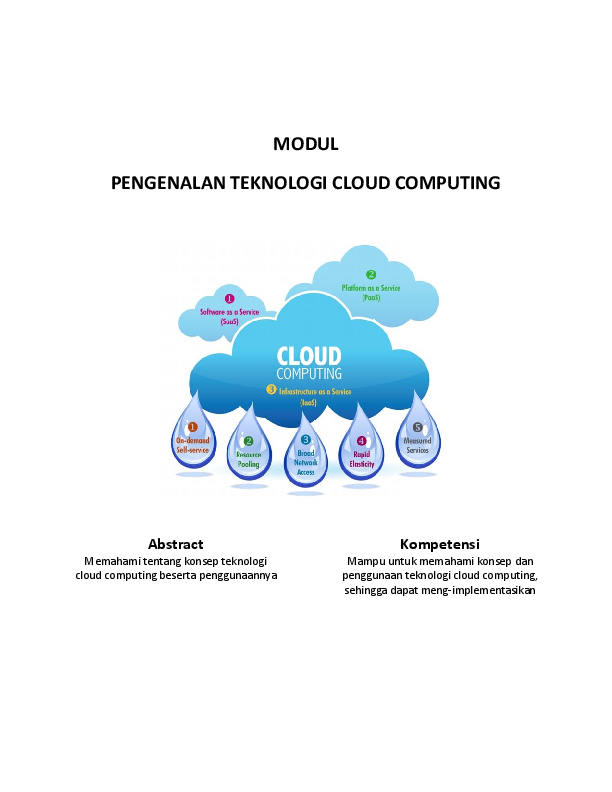 (PDF) Materi Infrastruktur jaringan cloud computing