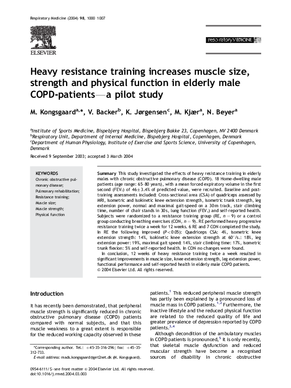 (PDF) Heavy resistance training increases muscle size, strength and ...