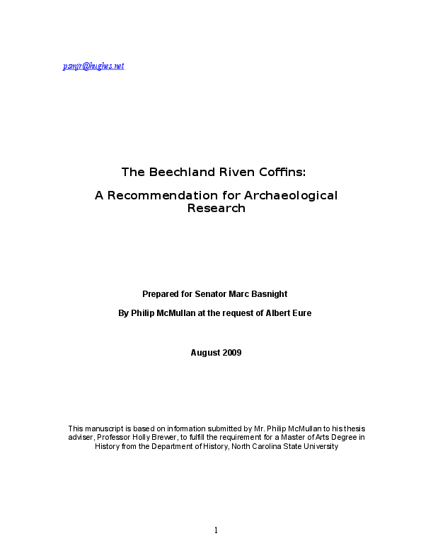 (DOC) Riven Coffins to Charles Ewen