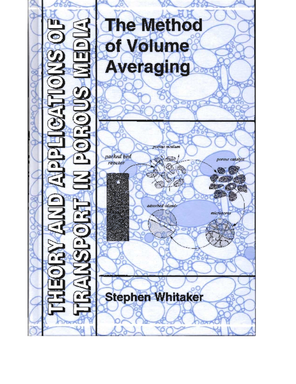 (PDF) The Method of Volume Averaging