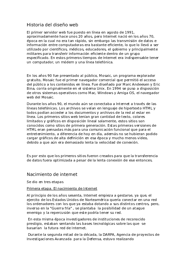(DOC) Historia del diseno web (DOC) Historia del diseno web