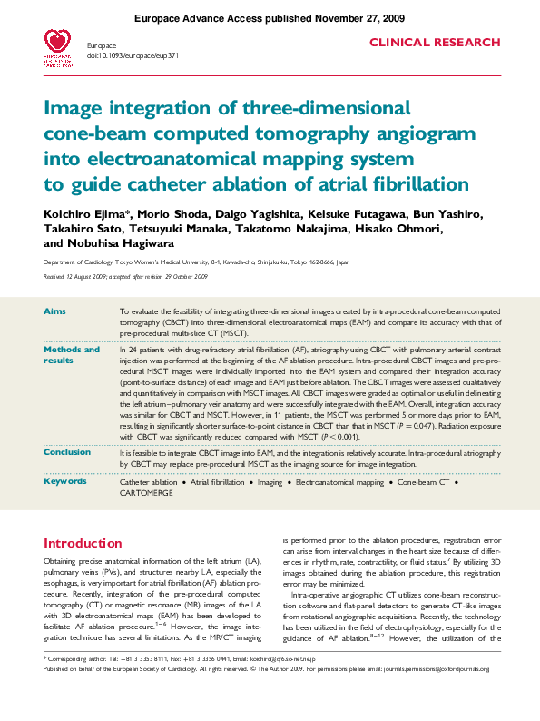 (PDF) Evaluation of a fully automated anatomical left atrial mapping pipeline enabled by ...