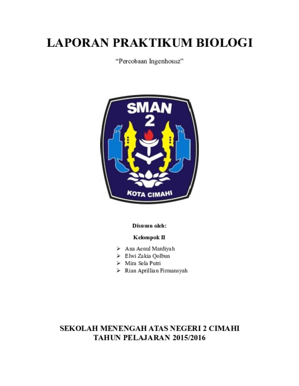 (DOC) LAPORAN PRAKTIKUM BIOLOGI