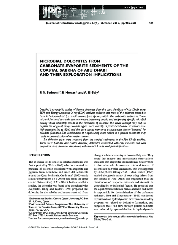 (PDF) Sadooni microbial dolomite interent copy