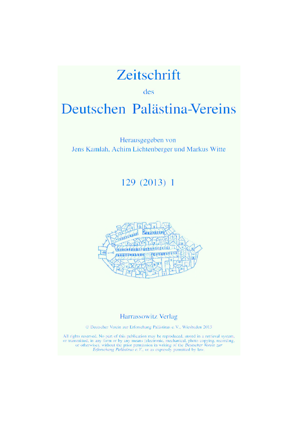 (PDF) Sapir-Hen, L., Bar-Oz, G., Gadot, Y. and Finkelstein, I. 2013 ...