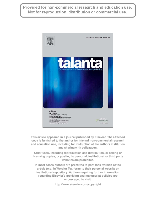 Pdf Development And Validation Of A Rapid Multiresidue Method For Pesticide Determination