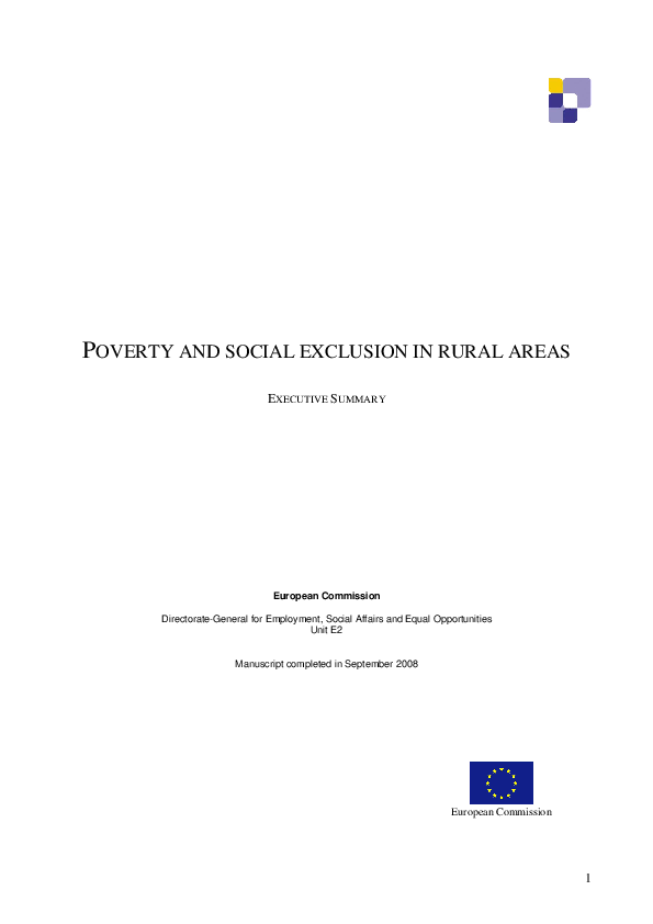 (PDF) rural poverty summary