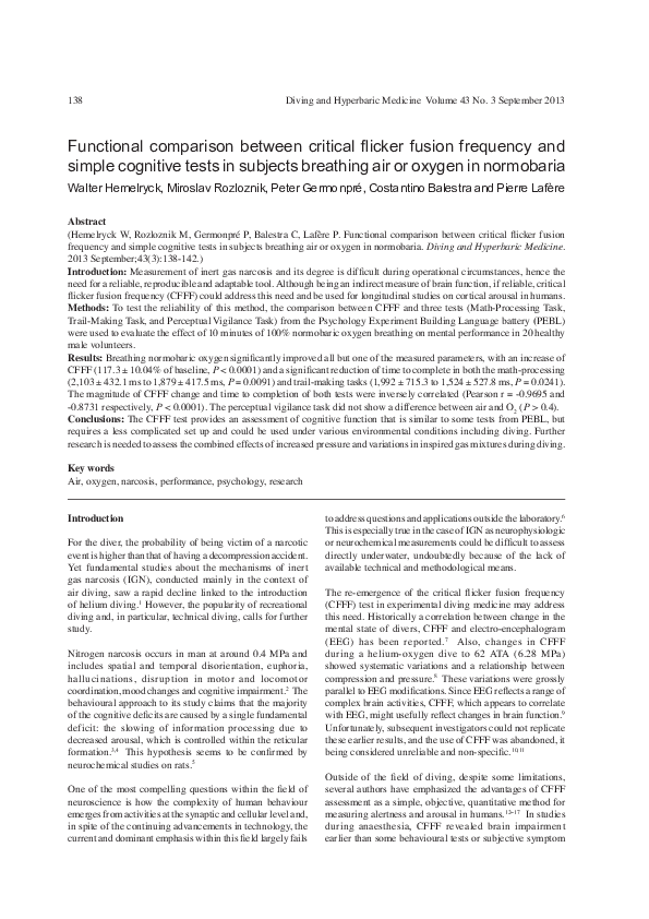 (PDF) Functional comparison between critical flicker fusion frequency ...