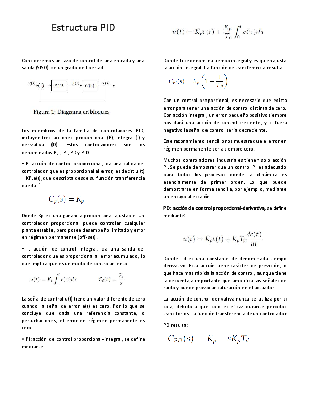 (PDF) Estructura PID- Conceptos básicos.