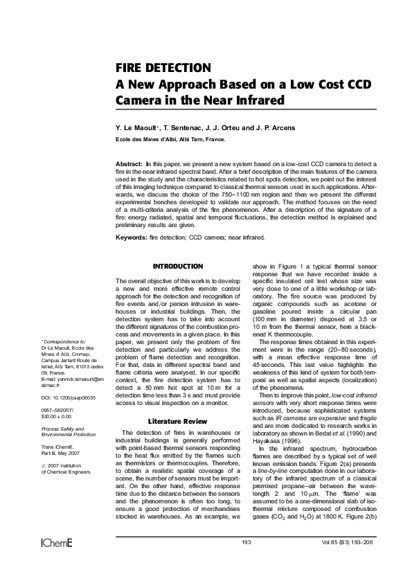 Pdf Fire Detection