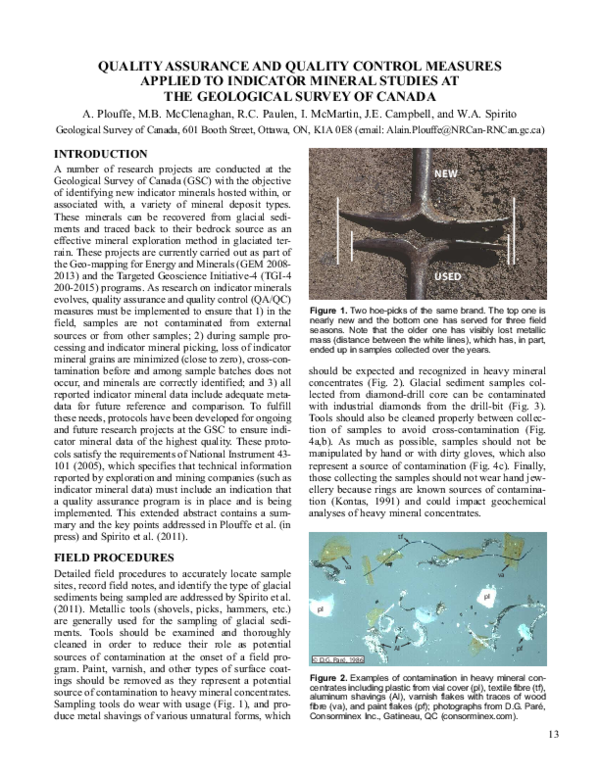 (PDF) Quality assurance and quality control measures applied to ...