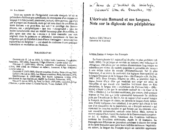 la diglossie en algérie