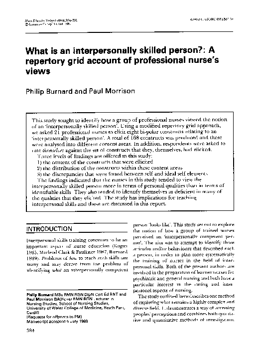 (PDF) What is an interpersonally skilled person?: a repertory grid ...