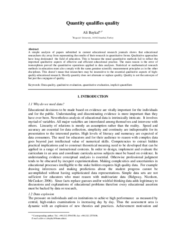 (PDF) Quantity qualifies quality (.pdf)