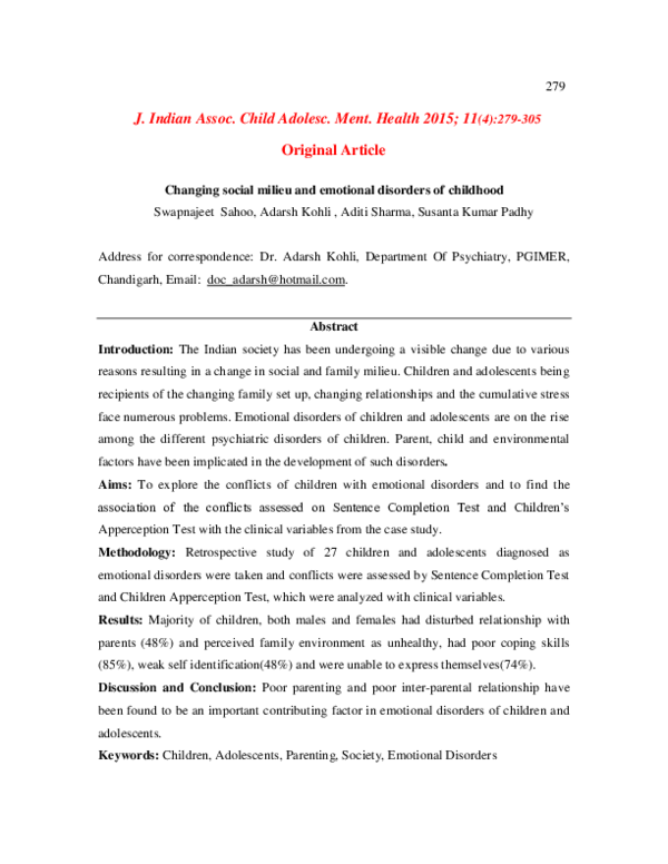 (PDF) Special Editorial: Classification and Etiology of neuro ...