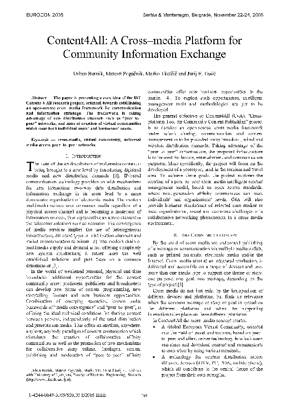 (PDF) Content4All: A Cross-media Platform for Community Information ...