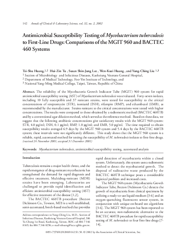 (PDF) Antimicrobial susceptibility testing of mycoplasmas by ATP ...