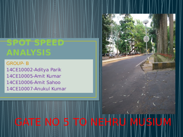 (PPT) SPOT SPEED STUDY