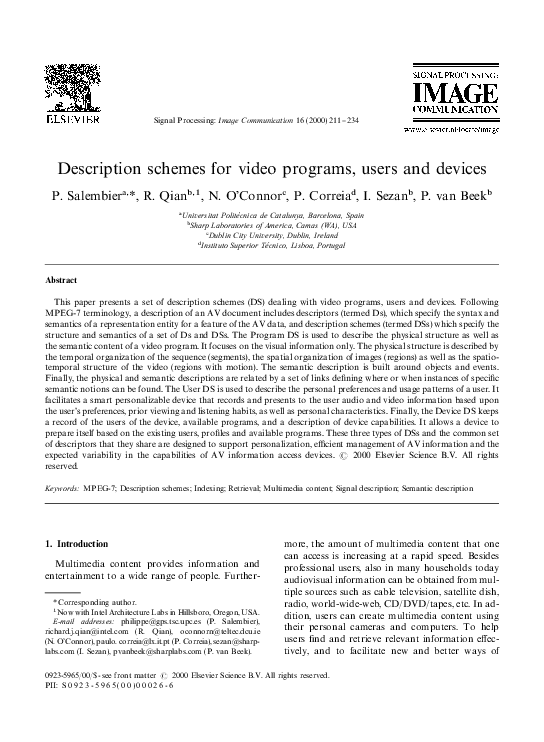 (PDF) Binary partition tree as an efficient representation for image processing, segmentation ...