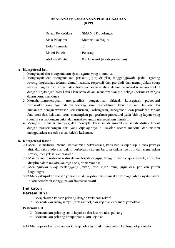 (DOC) CONTOH RPP