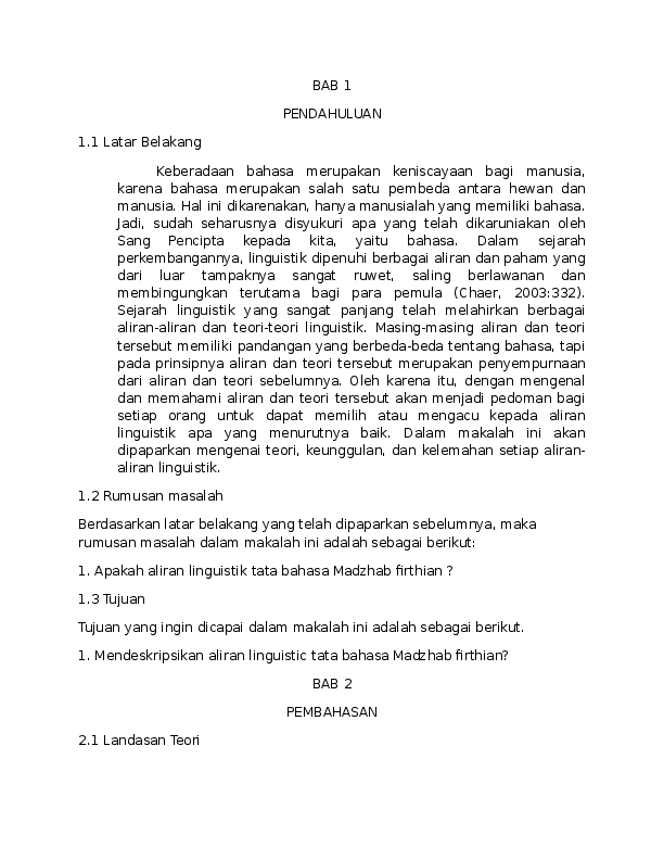 (DOC) Aliran firthian