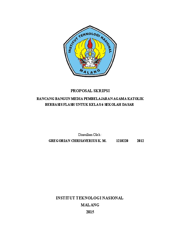 (DOC) Proposal Skripsi