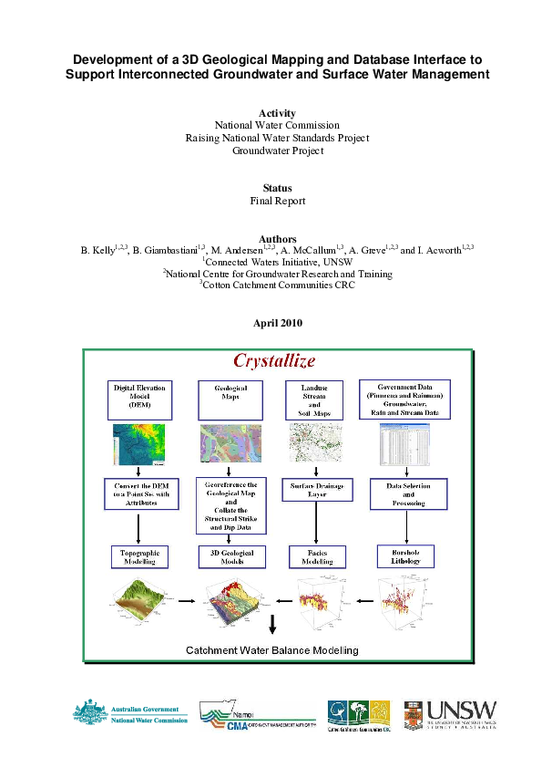 (PDF) Development of a 3D Geological Mapping and Database Interface to ...