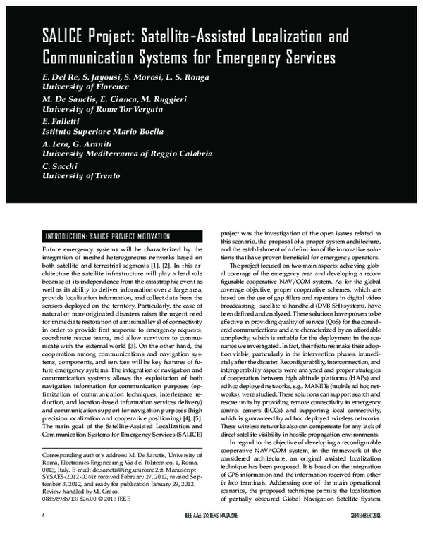 (PDF) SALICE project: Satellite-Assisted Localization and Communication ...
