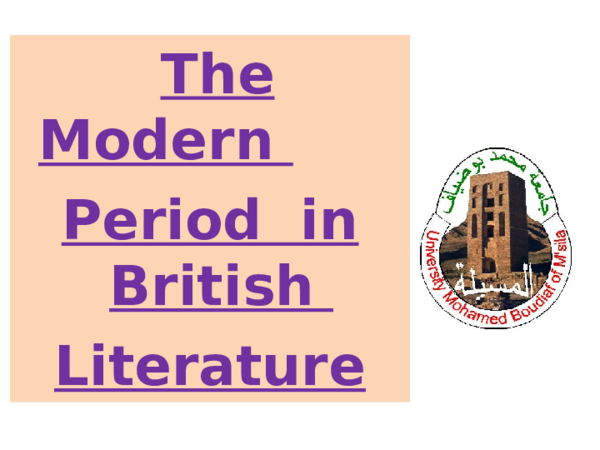 (PPT) The MODERN PERIOD