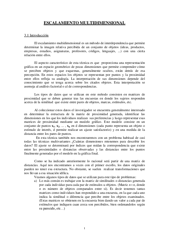 (PDF) ESCALAMIENTO MULTIDIMENSIONAL