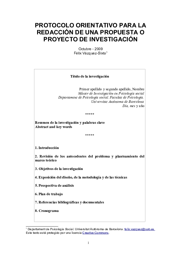 (PDF) 16 protocolo proyecto investigacion felix vazquez