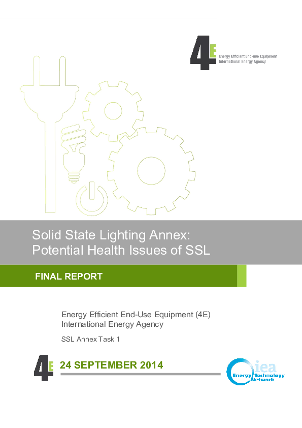 (PDF) Potential Health Issues of Solid-State Lighting