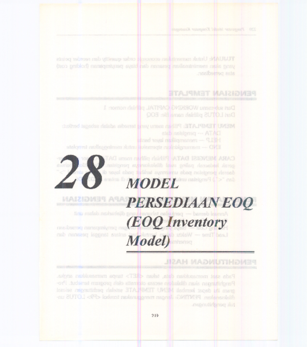 (PDF) 28 model persediaan eoq