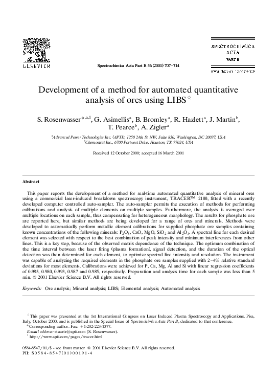 (PDF) Development of a method for automated quantitative analysis of ...
