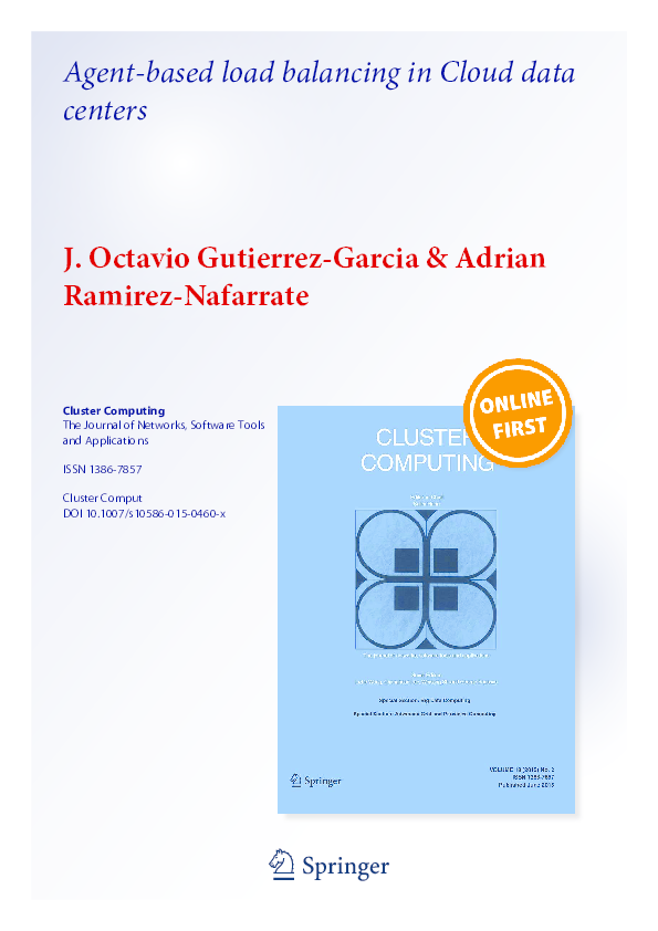 (PDF) Agent-based load balancing in Cloud data centers