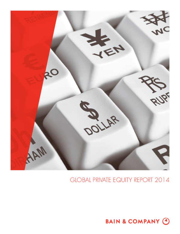 (PDF) Bain and Company Global Private Equity Report 2014