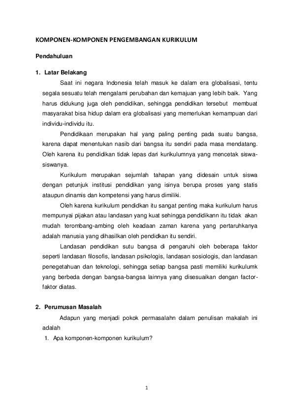 (PDF) landasan pengembangan kurikulum