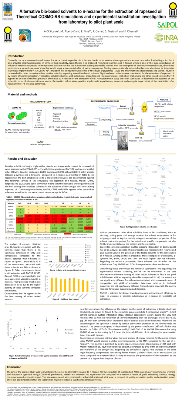 (PDF) Alternative bio-based solvents to n-hexane for the extraction of ...