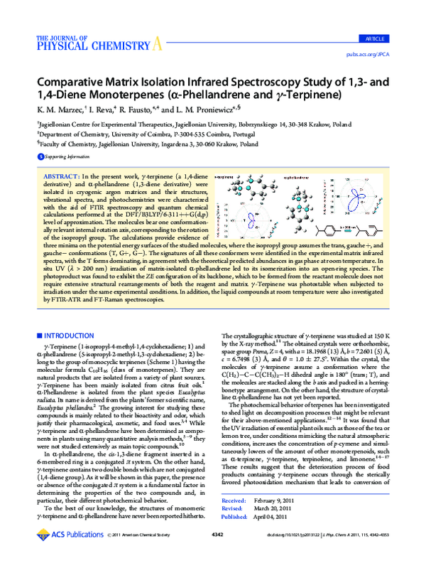 (PDF) Comparative Matrix Isolation Infrared Spectroscopy Study of 1,3 ...