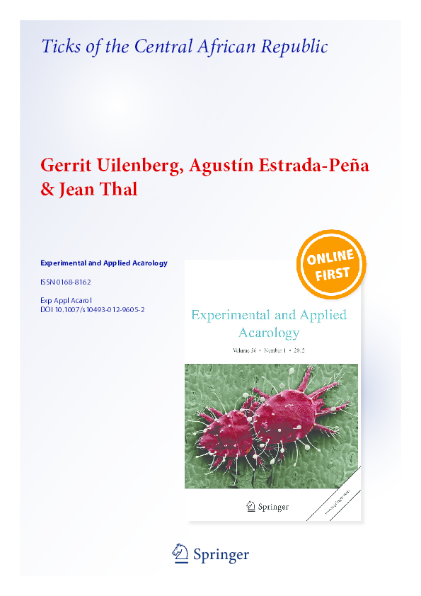 (PDF) Ticks of the Central African Republic
